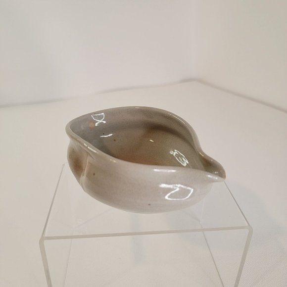 studio pottery | Dining | Vintage Hand Made Studio Pottery Gray Pinch ...